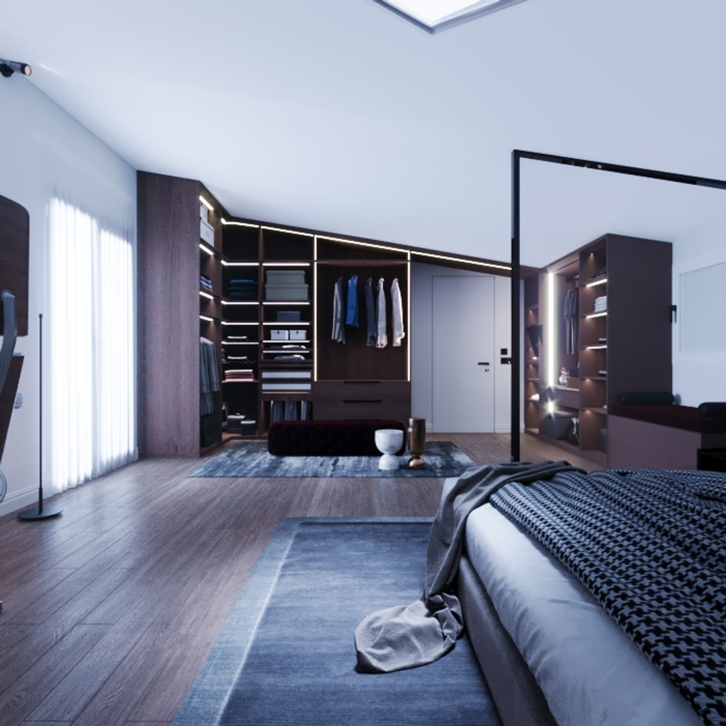 Guest Bedroom/walk-in Closet Designed By | GoPillar