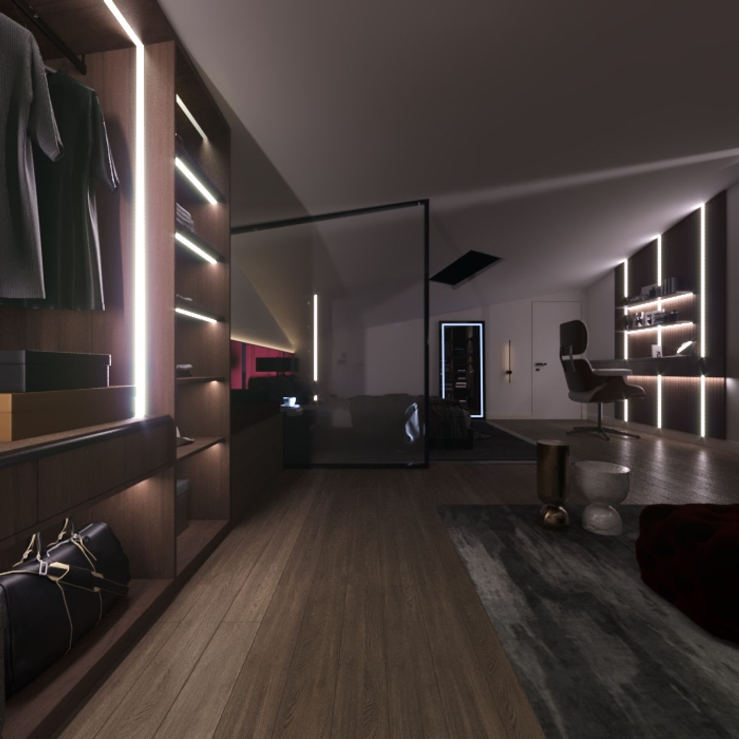 Guest Bedroom/walk-in Closet Designed By | GoPillar